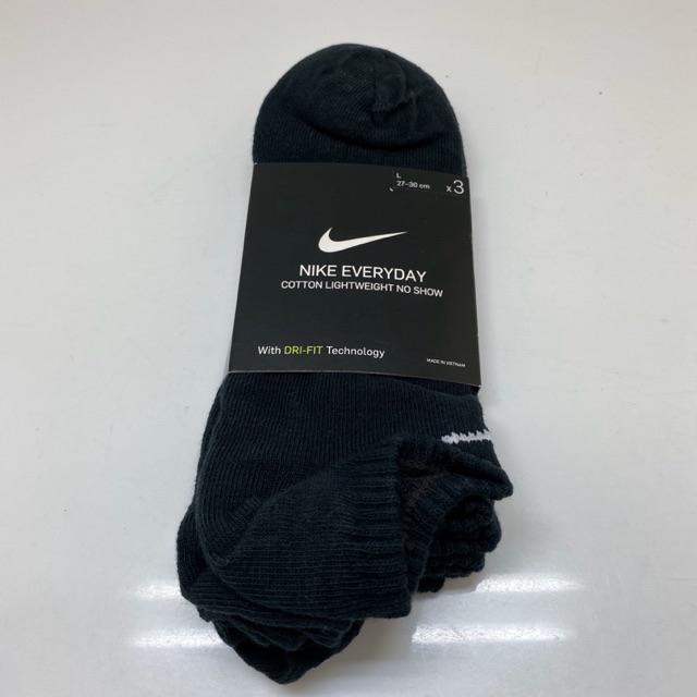 NIKE「踝襪」3雙一組！運動襪 SX7678-100(白色）SX7678-010(黑色） | 蝦皮購物