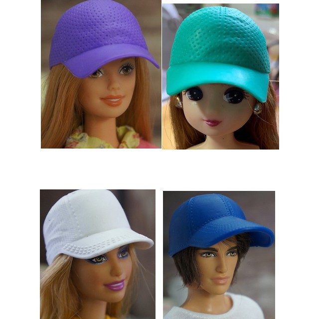 莉卡娃娃帽子/正版芭比娃娃帽子/軟膠/芭比棒球帽/帽7//莉卡娃娃、芭比可戴【櫻之曲】 | 蝦皮購物
