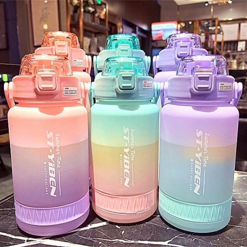 雙飲口吸管直飲【1500-2000ML】2022新品/一杯兩用漸層運動水壺/吸管/直飲兩用設計>可手提>防漏鎖扣水壺 | 蝦皮購物