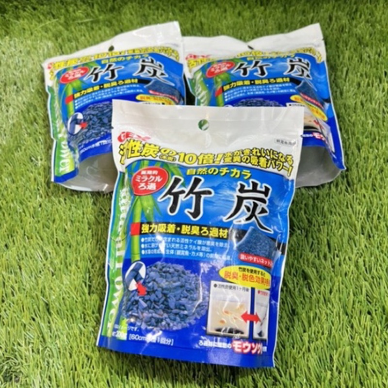 [水族最便宜]活性碳 竹碳 魚缸活性碳 頂級活性碳 除色 除臭活性碳 日本 GEX 竹炭-200g(單包裝） | 蝦皮購物