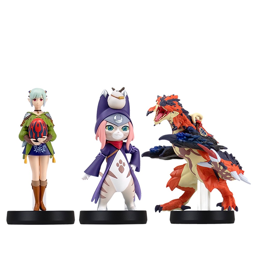 🌜哈哈🌛SWITCH NS AMIIBO 魔物獵人 物語 2 破滅之翼模型 特典破滅火龍 艾娜 月路 24小時快速寄 | 蝦皮購物