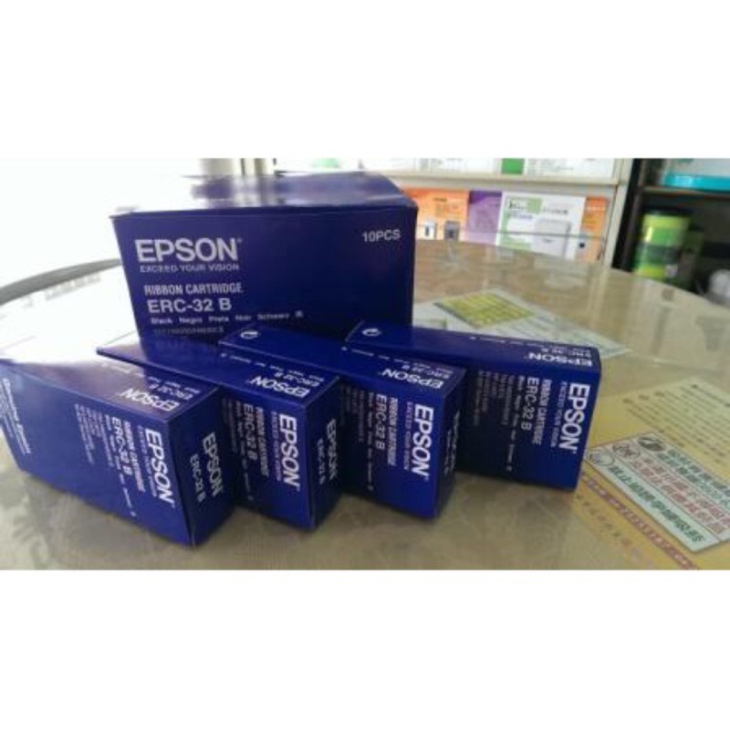 EPSON ERC-32B原廠色帶@1盒10條@ | 蝦皮購物
