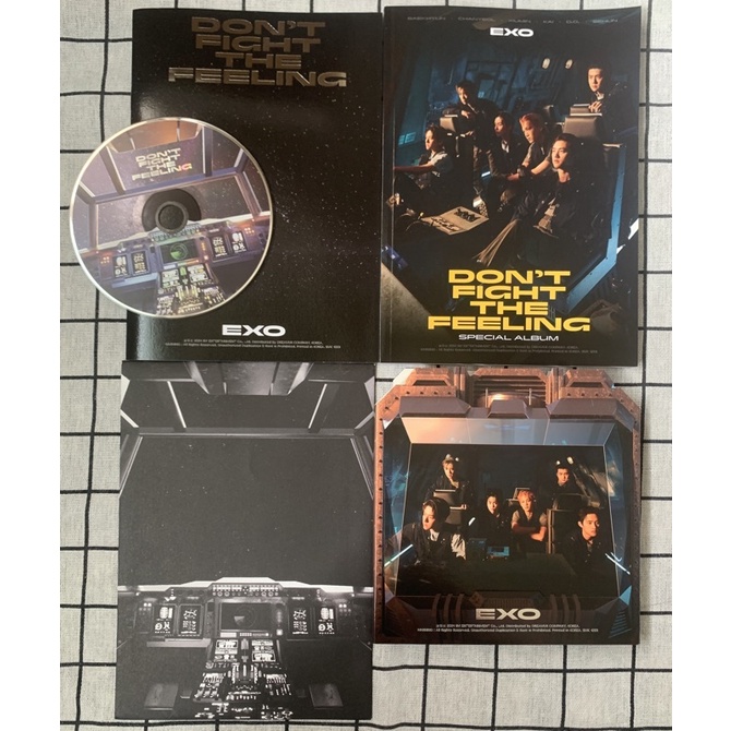 EXO SPECIAL ALBUM DFTF DON'T FIGHT THE FEELING 特別專輯空專 寫真 CD | 蝦皮購物