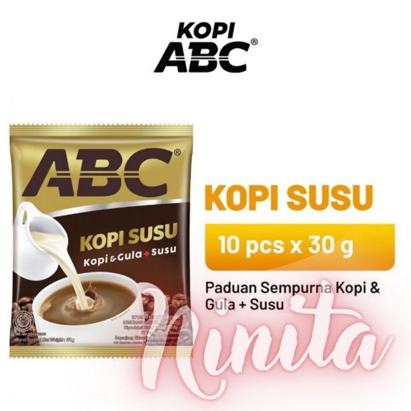 ☕ ABC Kpoi Susu 3in1 Renteng 10*31gr 印尼 三合一 拿鐵 咖啡 | 蝦皮購物