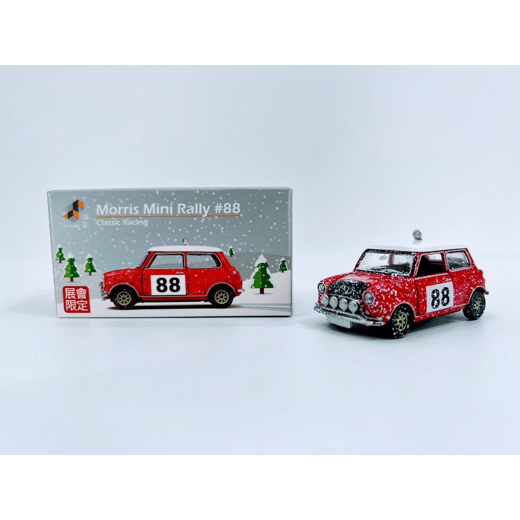 【微影TINY】Morris Mini Rally 88號 雪地拉力賽 展會限定版 1/50 | 蝦皮購物