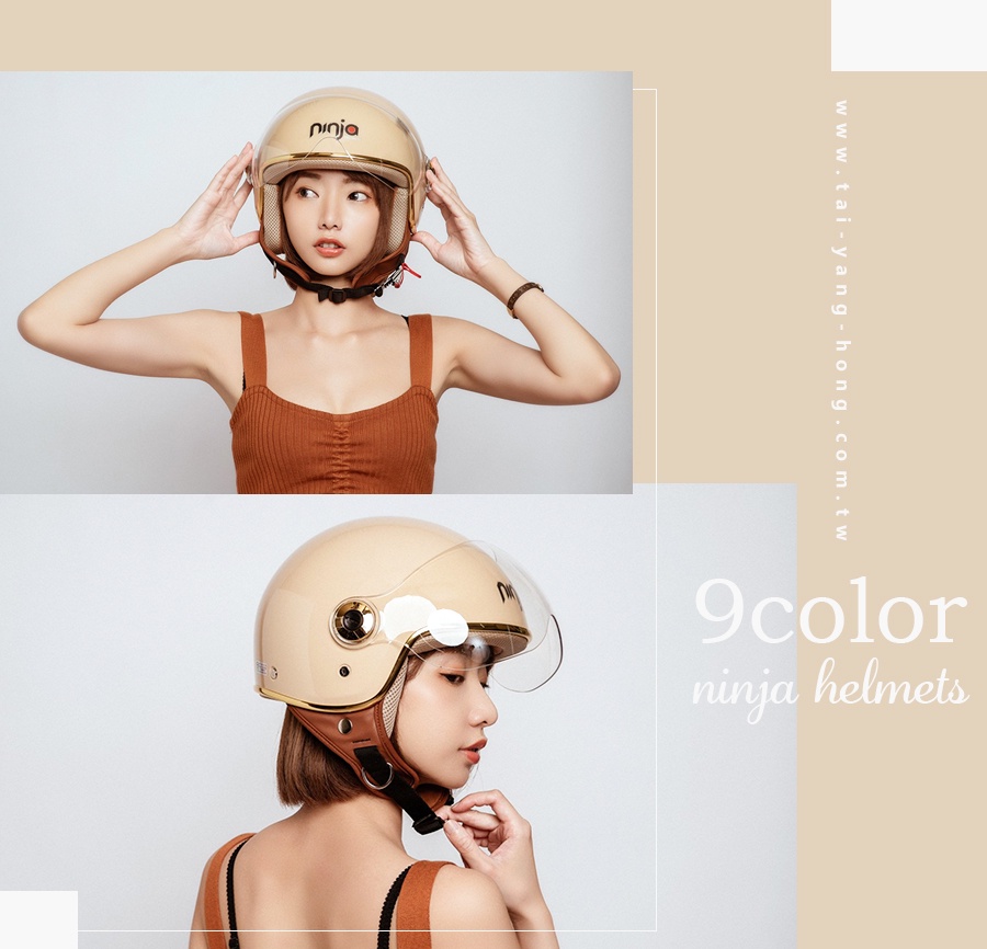 免運附發票 ️「勁風騎士」送鏡片 ️華泰ninja K808A精裝版飛行短鏡復古安全帽 | 蝦皮購物