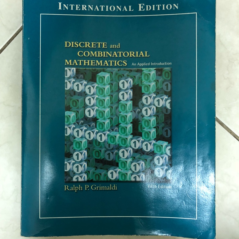 discrete and combinatorial mathematics 離散數學 原文書 | 蝦皮購物