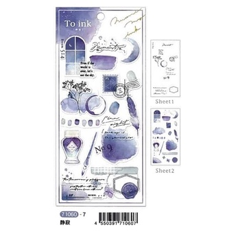 *激動小鹿* 日本 Q-LiA TO Ink 貼紙 透明貼紙 日本貼紙 Q-LIA | 蝦皮購物