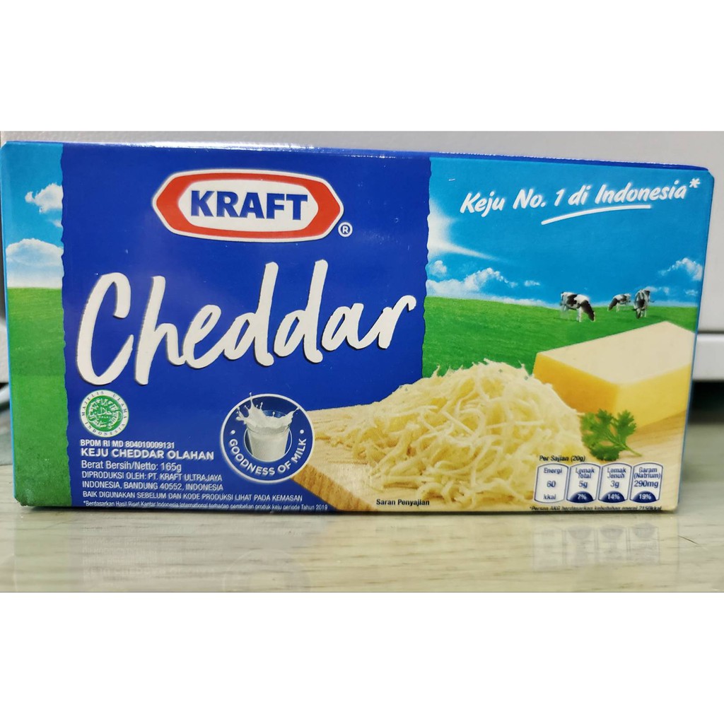 KEJU KRAFT CHEDDAR 160 GR | 蝦皮購物