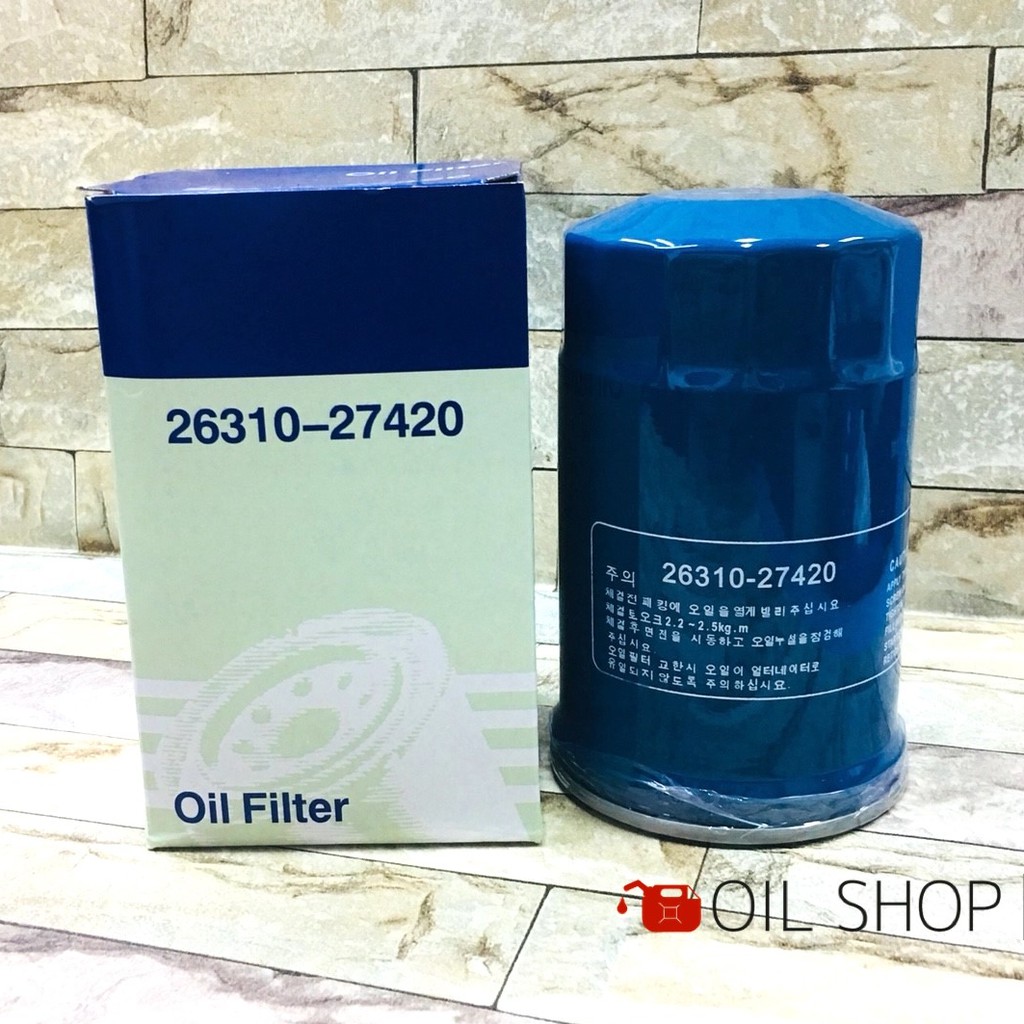 油膩膩 附發票 現代 SANTAFE 08-11 柴油車 機油芯 26310-27420 | 蝦皮購物