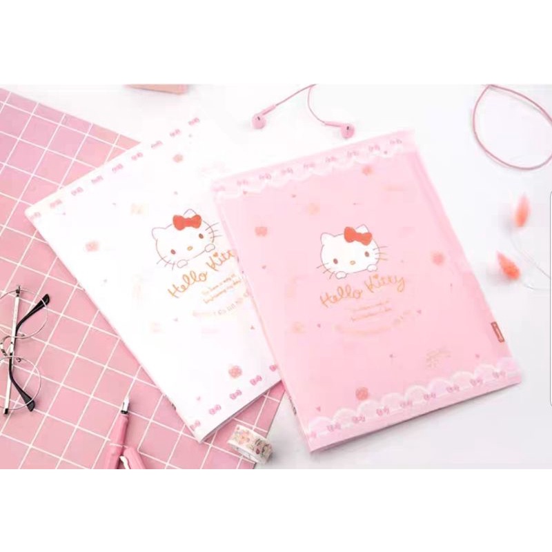 正版可愛hellokitty20頁 30頁 40頁A4資料夾 學生文具收納收集冊 | 蝦皮購物
