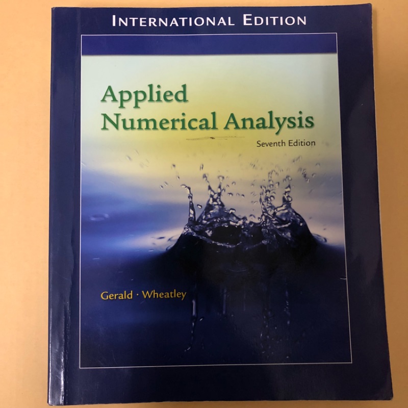 Applied Numerical Analysis Seventh Edition | 蝦皮購物