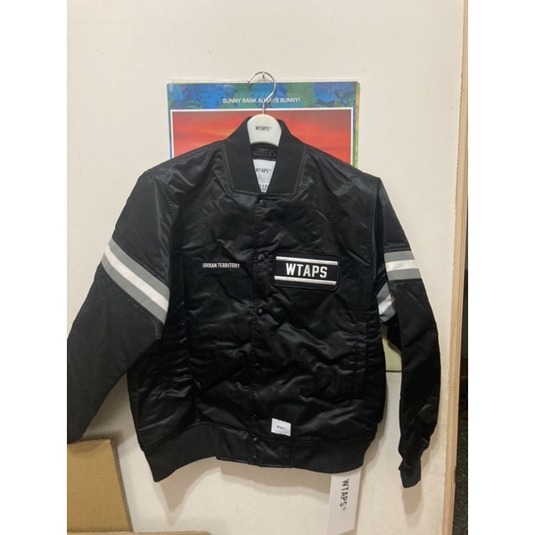 WTAPS 18 AW TEAM/JACKET.NYLON.SATIN.棒球外套全新黑色S號 日本製 | 蝦皮購物