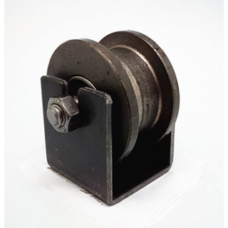 【susumy】 黑鐵材質 鐵製 H輪 大門輪 軌道輪 H形 H型輪 | 蝦皮購物