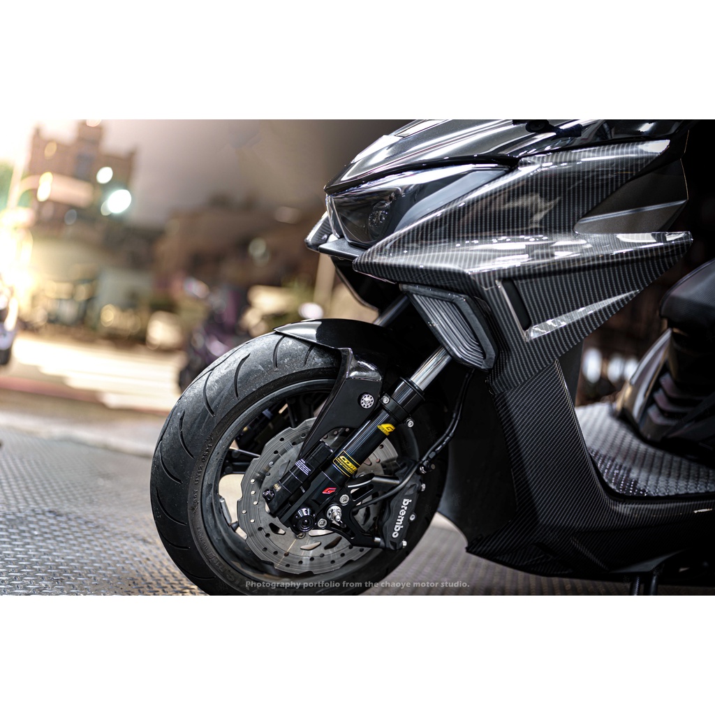 台中潮野車業 『 FORCE 實裝照 』 ONES 前土除 TCD2000 專用 消光黑 亮黑色 勁戰 SMAX | 蝦皮購物