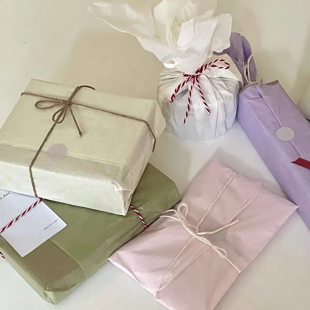 Ohaya ins奶油色系雪梨紙 生日禮品 鮮花包裝紙 拍照背景禮物 打包裝飾紙 | 蝦皮購物