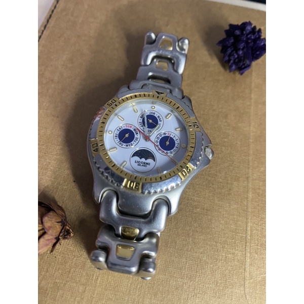 LICORNE MILANO力抗三眼錶(正品二手) | 蝦皮購物