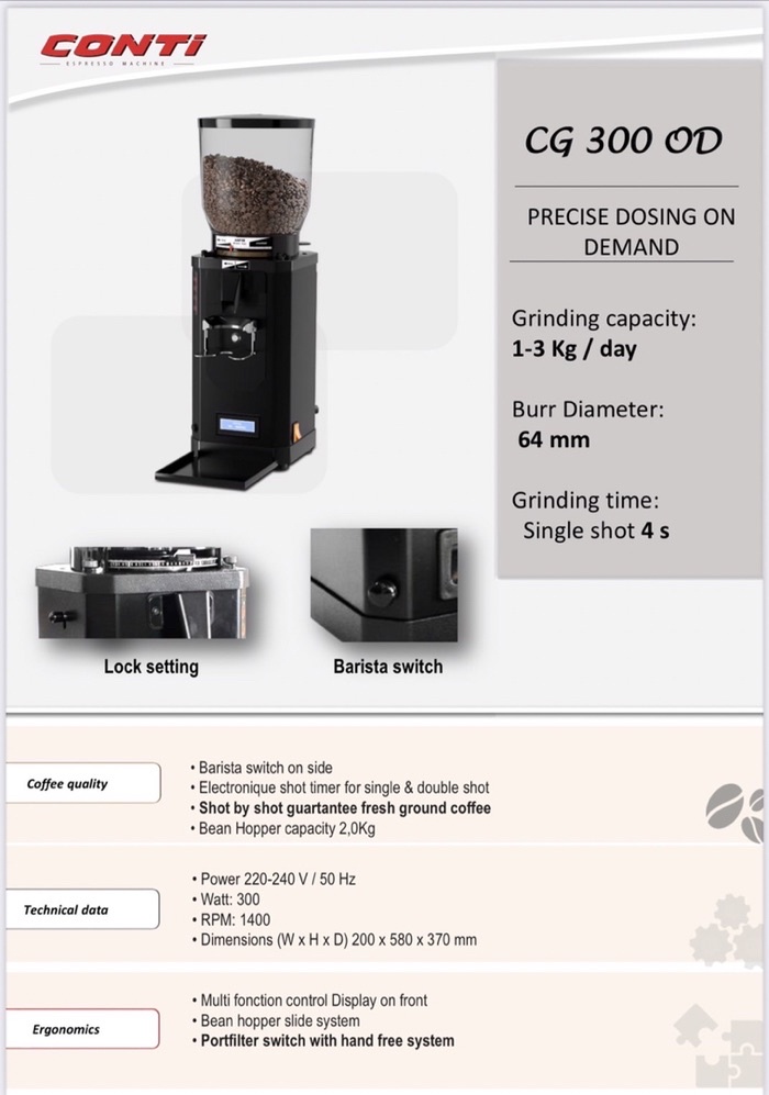 Conti CG 300/400 商用磨豆機 (下單前請先聊聊確認） | 蝦皮購物