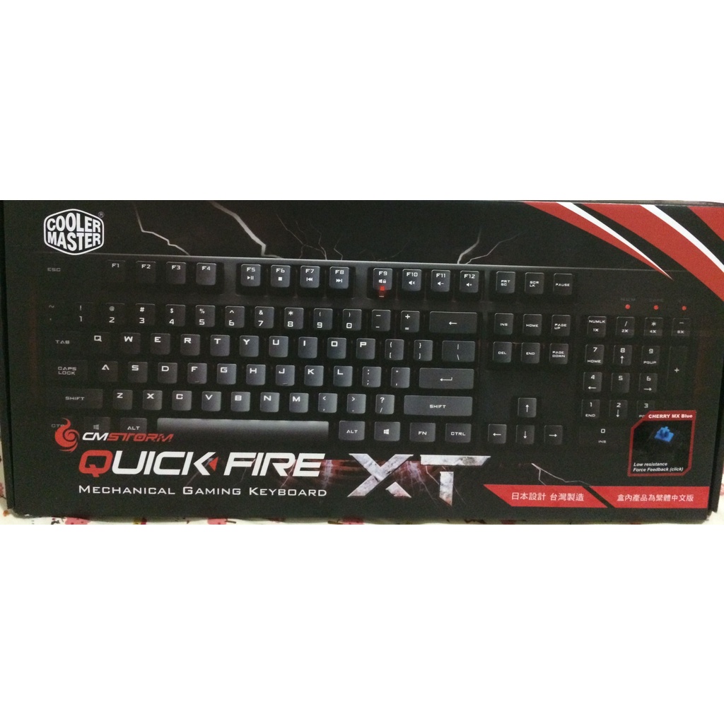 CM Quickfire XT Cooler master 酷瑪 青軸 機械鍵盤 | 蝦皮購物