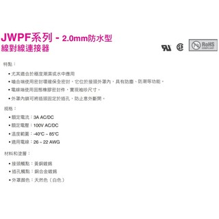 04R-JWPF-VSLE-S 4P母頭 JST 防水連接器-10入/包(含稅)【佑齊企業 iCmore】 | 蝦皮購物