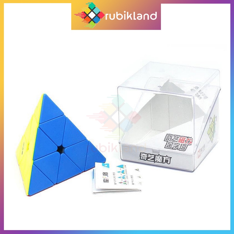 Rubik Pyraminx 磁鐵 QiYi MS 磁性無貼紙魔方兒童智力玩具 | 蝦皮購物