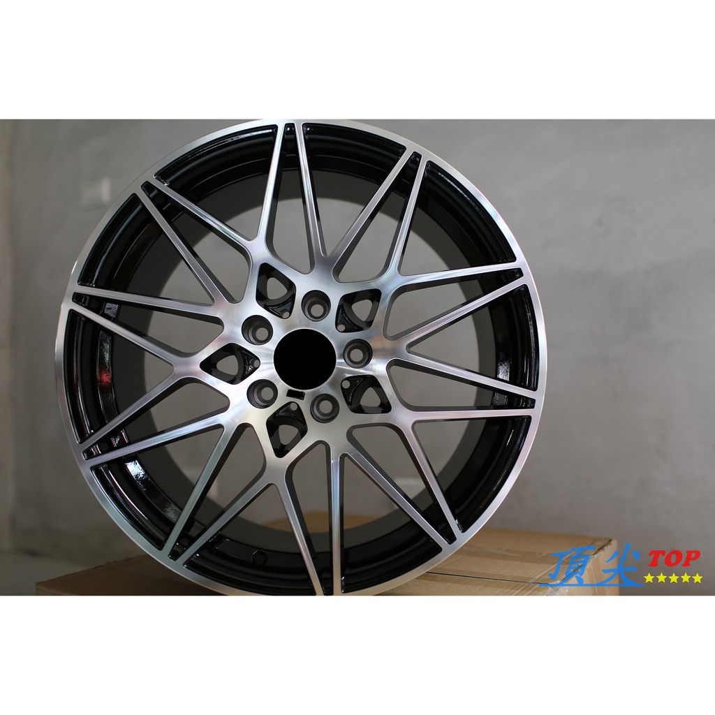 【頂尖】全新類BMW M4 原廠樣式19吋前後配 M435 8.5 9.5J ET35 40 亮黑車面 | 蝦皮購物