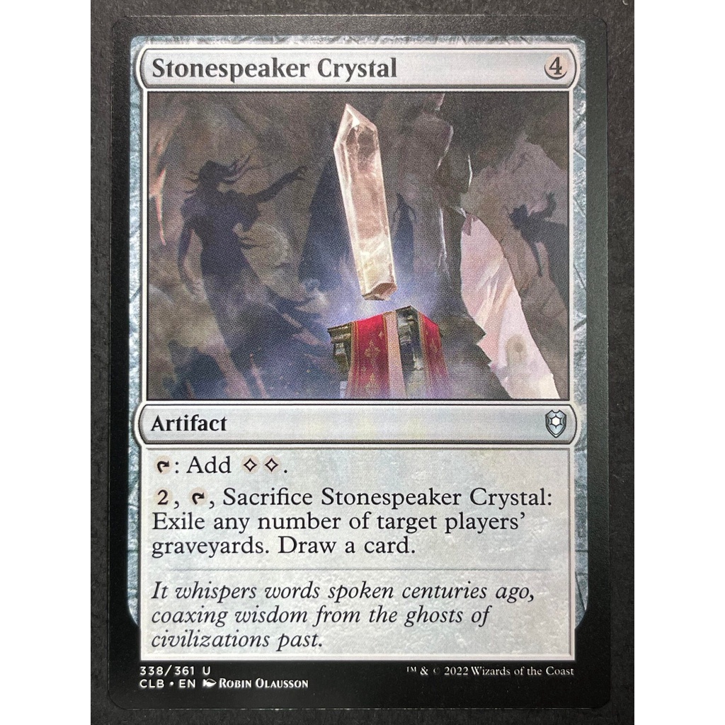 [Lucky] 🌸魔法風雲會 MTG🌸 爭戰柏德之門 (CLB) 石語者水晶 Stonespeaker Crystal | 蝦皮購物