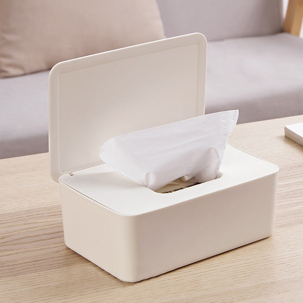 Dry Wet Tissue Box Face Mask Holder Napkin Storage Boxes Con | 蝦皮購物