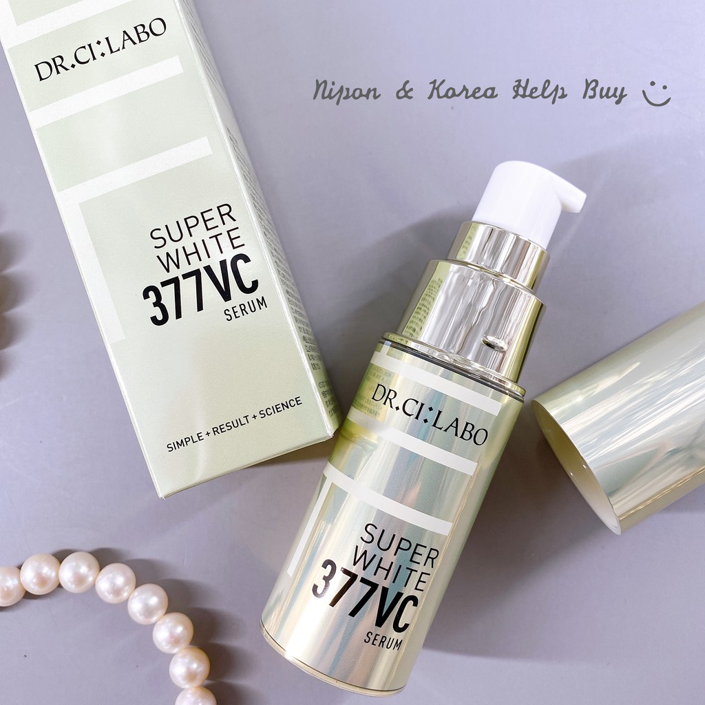 現貨⚡城野醫生 美白精華液 (377VC 活顏曜白淡斑精華) Super White Serum Dr.Ci:Labo | 蝦皮購物