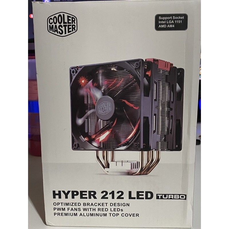 【電競】CoolerMaster Hyper 212 LED TURBO 雙風扇 CPU散熱器 二手 9.5成新 | 蝦皮購物