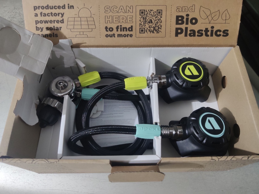 [現貨快速出貨]全新 Apeks XL4 Ocea 調節器組 一級頭雕花+主用二級頭+備用二級頭 送BC管 殘壓表需另購 | 蝦皮購物