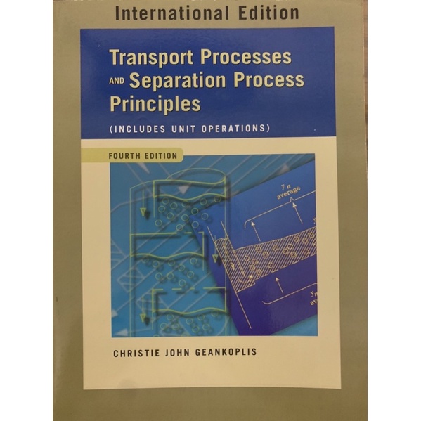 Transport Processes & Separation Process Principles輸送現象與單元操作 | 蝦皮購物