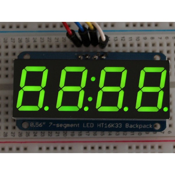 0.56 4-Digit 7-Segment Display with I2C | 蝦皮購物