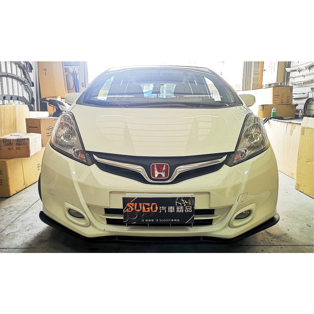 SUGO汽車精品 本田 HONDA FIT 2.5代 小改款原廠保桿 前下定風翼 | 蝦皮購物