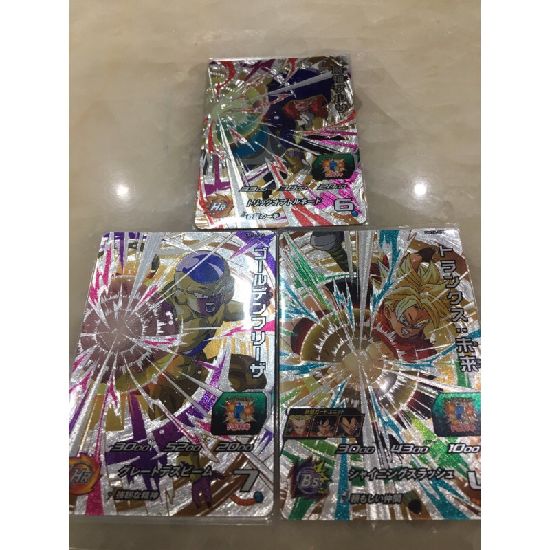 七龍珠英雄 UMT4 CP卡孫悟空 黃金佛力札 魔神三張一組 | 蝦皮購物