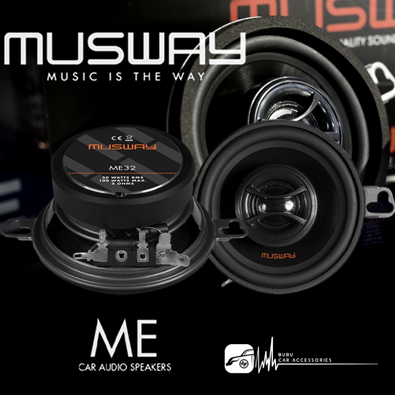 M5r【中置喇叭】德國進口 MUSWAY ME32 汽車音響 改裝 實體店面 歡迎預約安裝 | 蝦皮購物