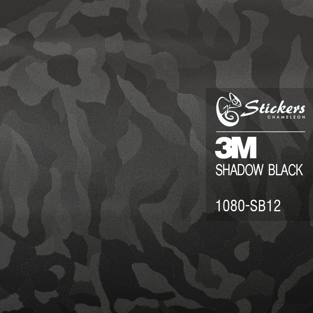 [保證正品] 美國進口 3M 1080系列 車身貼膜 / 內裝包膜 【SB12 / 幻變迷彩黑】 | 蝦皮購物
