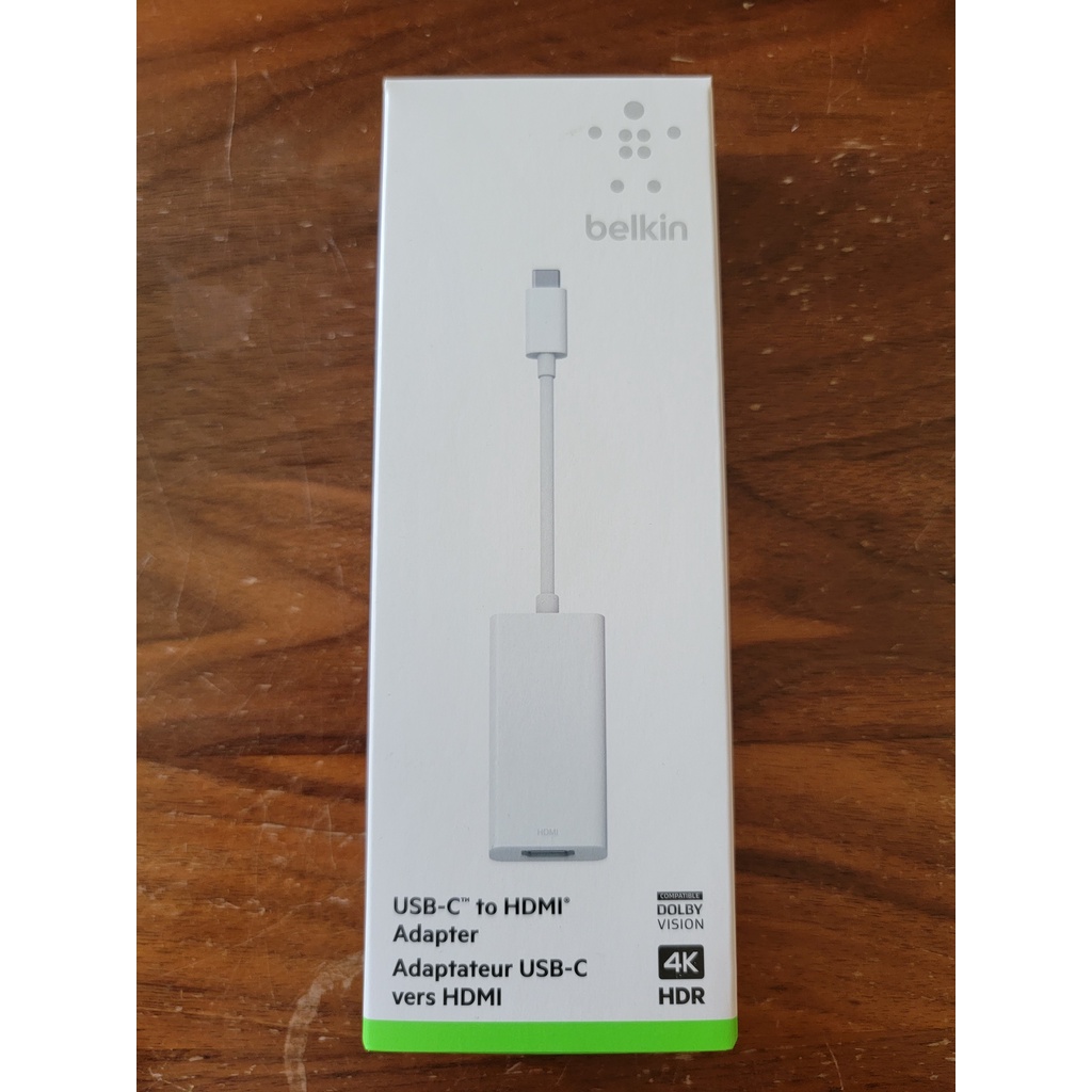 [全新現貨, 特價優惠] Belkin USB-C to HDMI 4K 轉接器 | 蝦皮購物