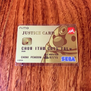 【CHUNITHM 中二節奏】JUSTICE CARD CRITICAL ナイ／0419 金卡 黑卡 Aime卡 | 蝦皮購物