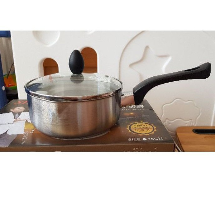 SILWA 西華 台灣製造 單柄鍋 牛奶鍋 不鏽鋼鍋 小湯鍋 煮麵鍋 泡麵鍋 16公分 16cm 1.2L 1.2公升 | 蝦皮購物