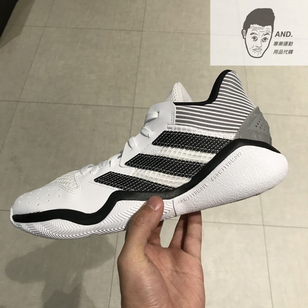 【AND.】ADIDAS HARDEN STEPBACK 白灰黑 籃球 耐磨 緩震 哈登 包覆性 男款 EH1942 | 蝦皮購物