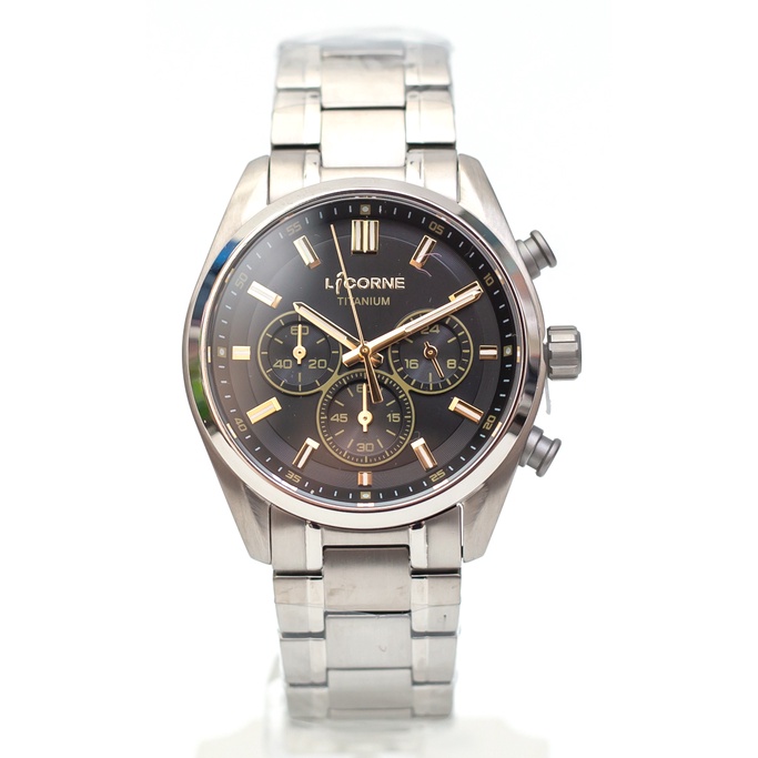 LICORNE 力抗 最新力作三眼 鈦金屬手錶～極輕 | 蝦皮購物