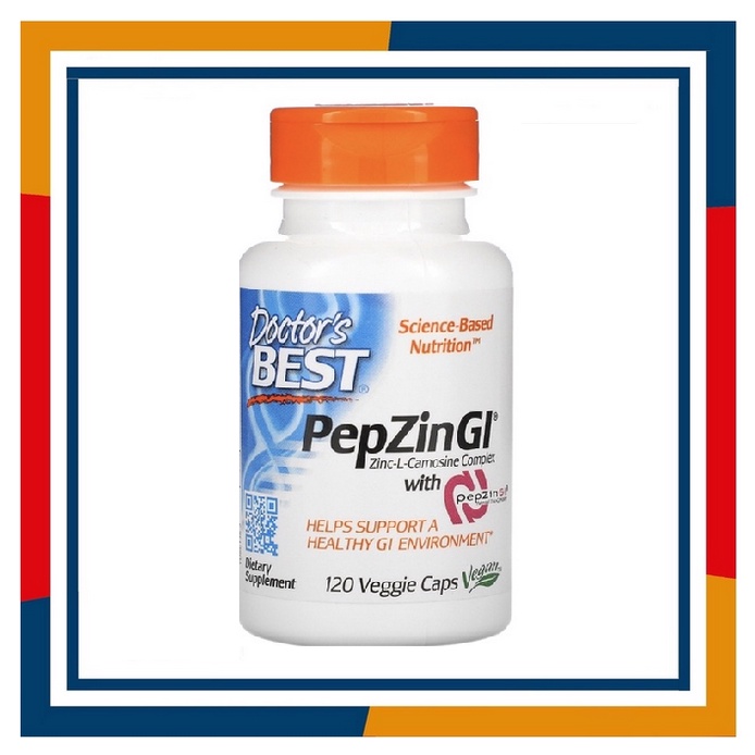 120粒 Doctor's Best PepZin GI 左旋肌肽鋅 L肌肽鋅 素食膠囊 消化 | 蝦皮購物