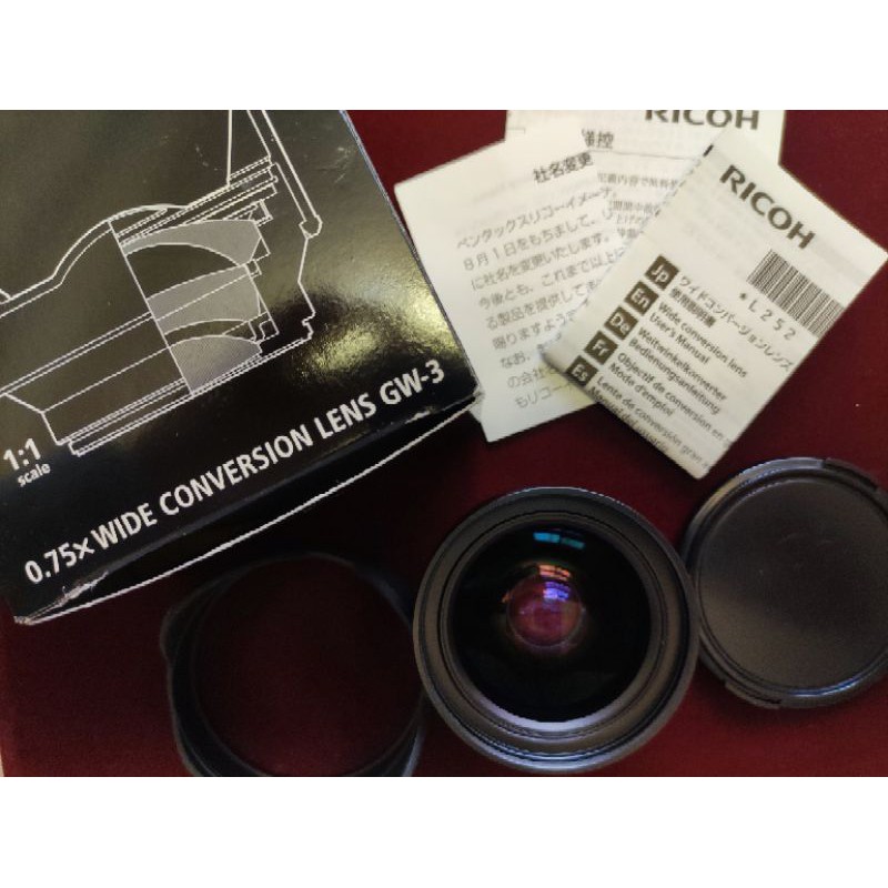 【Ricoh GW-3 21MM 原廠廣角鏡】GR、GR2相機專用 廣角 平行輸入 需搭配GH-3 | 蝦皮購物