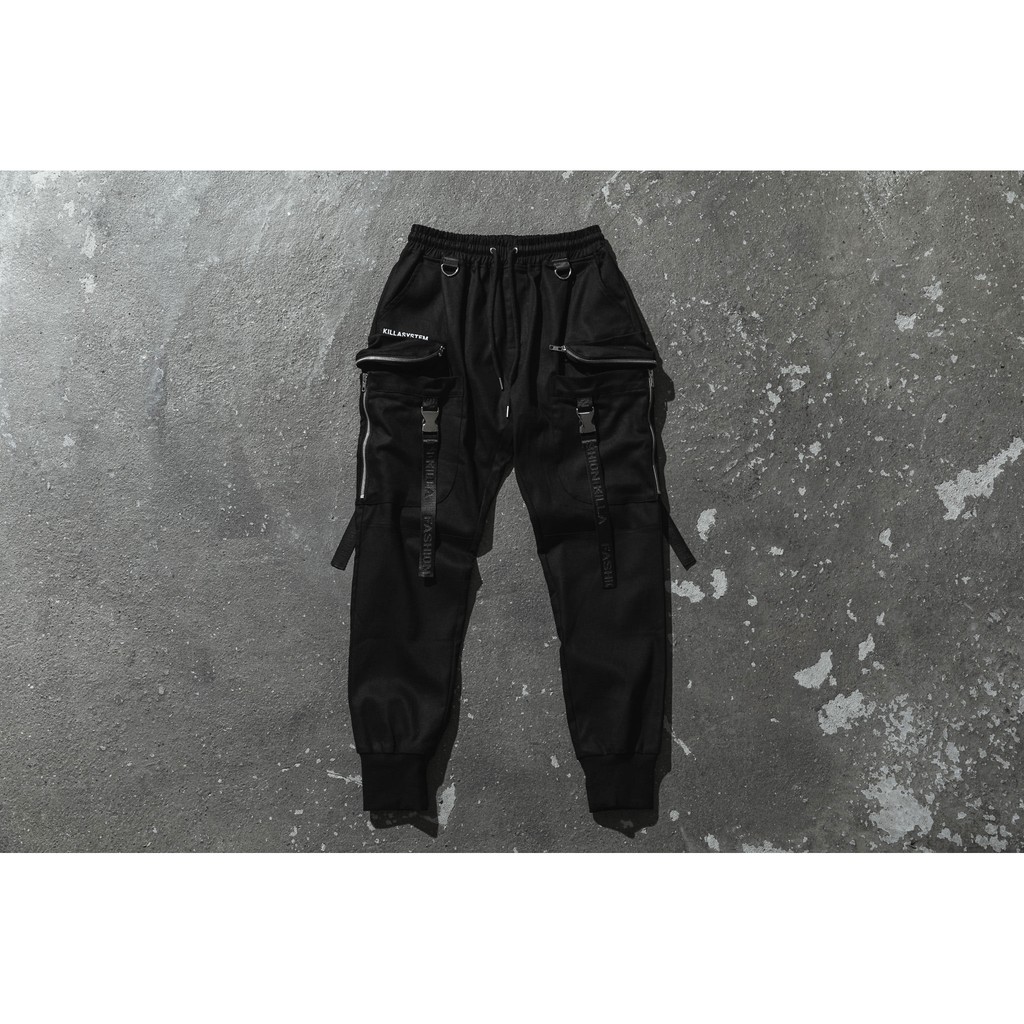 FASHION KILLA - METAL JOGGER PANTS | 蝦皮購物