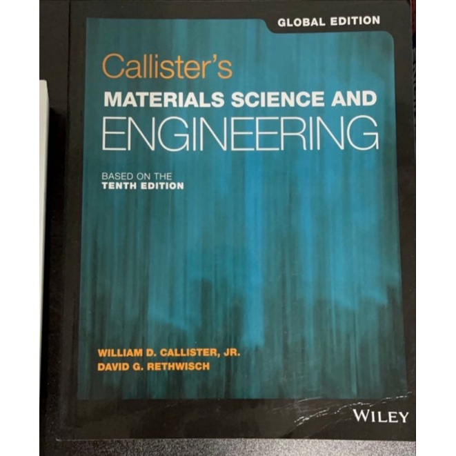 Callister's MATERIALS SCIENCE AND ENGINEERING | 蝦皮購物