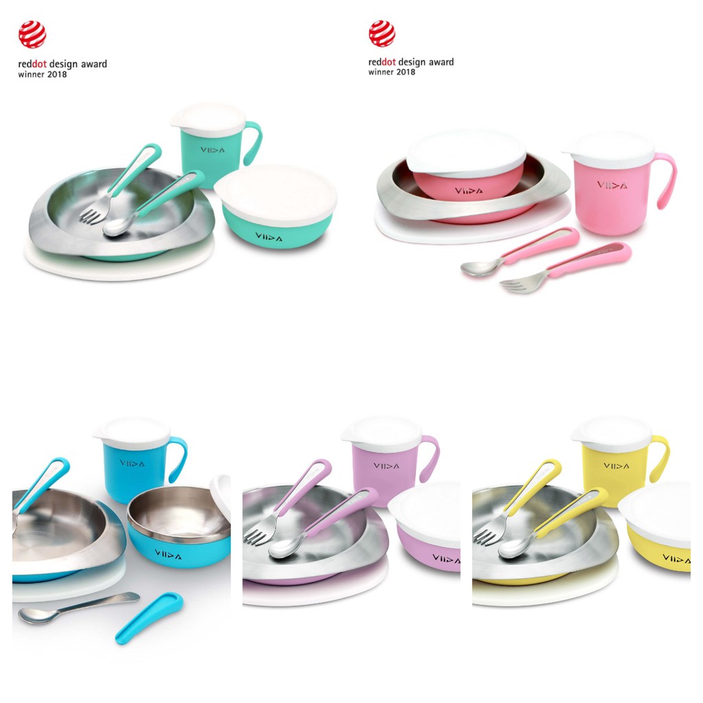 【VIIDA】Soufflé 抗菌不鏽鋼餐具組 | 蝦皮購物