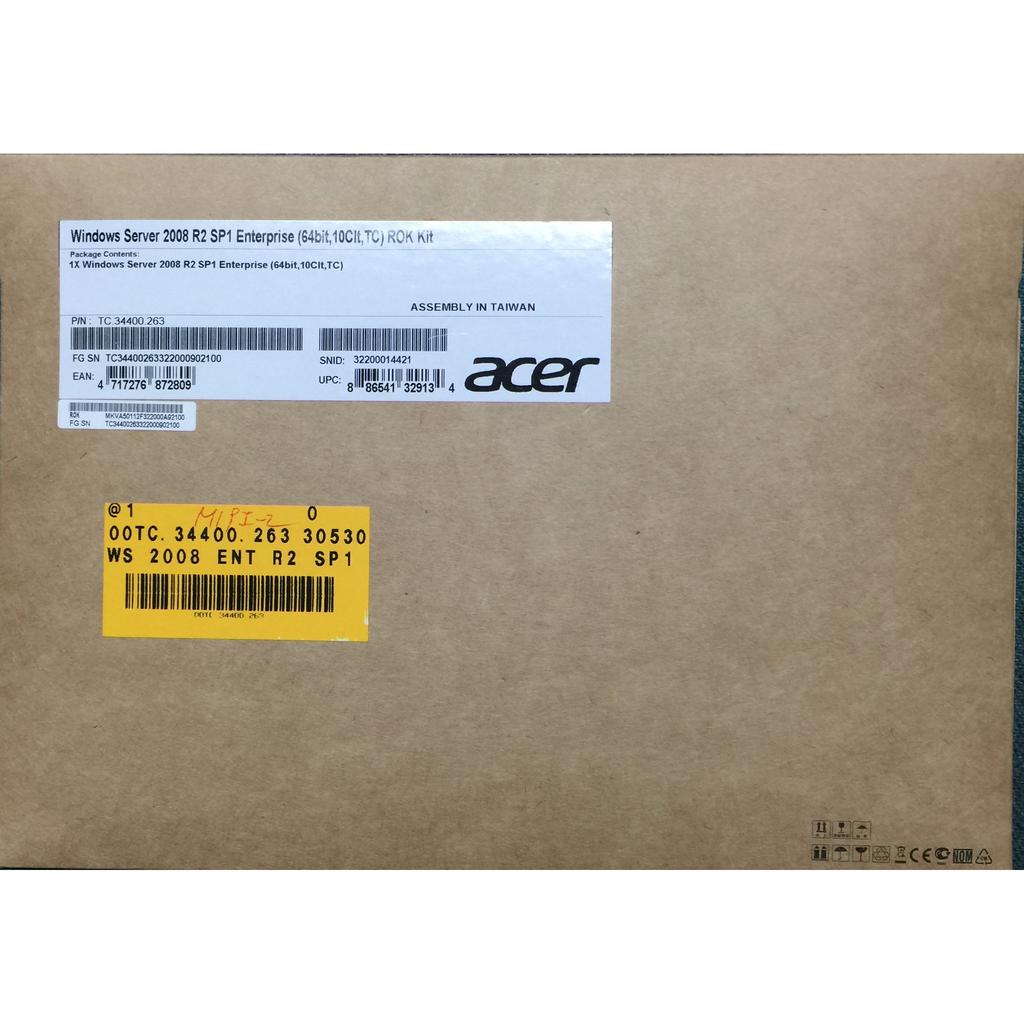 正版 Windows Server 2008 R2 SP1 Enterprise (64bit,10Clt,TC) | 蝦皮購物