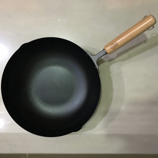 日本製TETSU木把鐵製炒鍋28cm鐵炒鍋 | 蝦皮購物