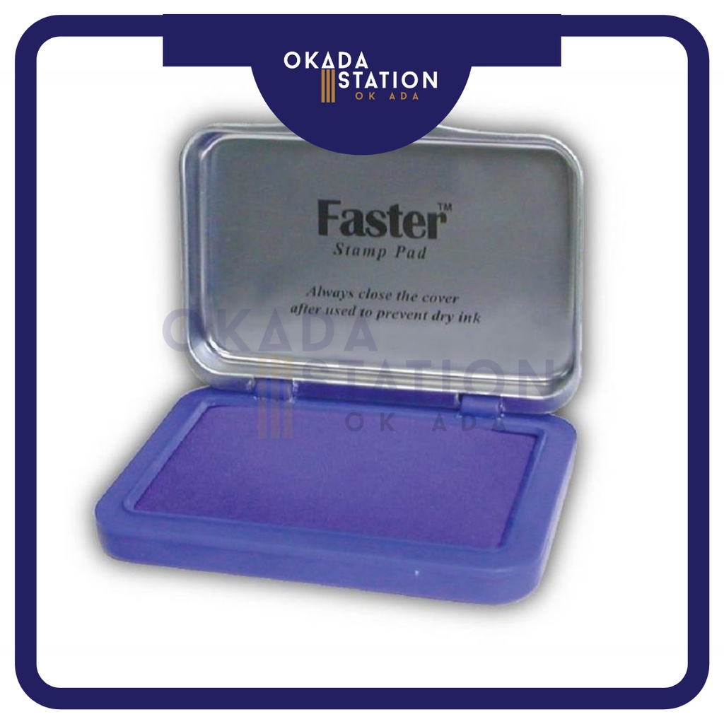 Faster Stamp Pad No.1 (黑色/藍色/紅色) / Faster Chop Pad / Faster | 蝦皮購物